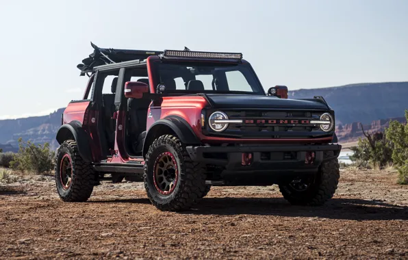 Скачать обои Ford, custom, adventure, 4-Door, Bronco, Ford Bronco, 2021 ...