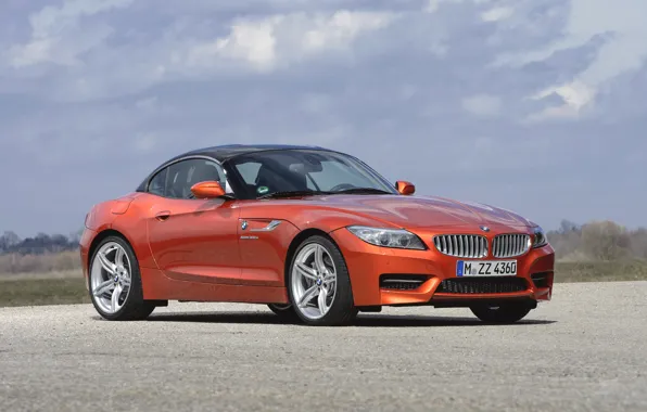 Обои Roadster, Авто, BMW, Кабриолет, БМВ, Оранжевый, День, Купэ на ...