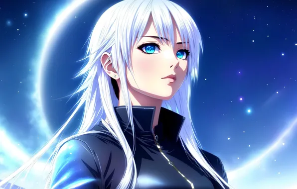 Обои girl, fantasy, anime, art, blond, digital art, fantasy art ...