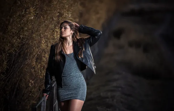 Скачать обои девушка, природа, поза, фон, раздел девушки в разрешении ...