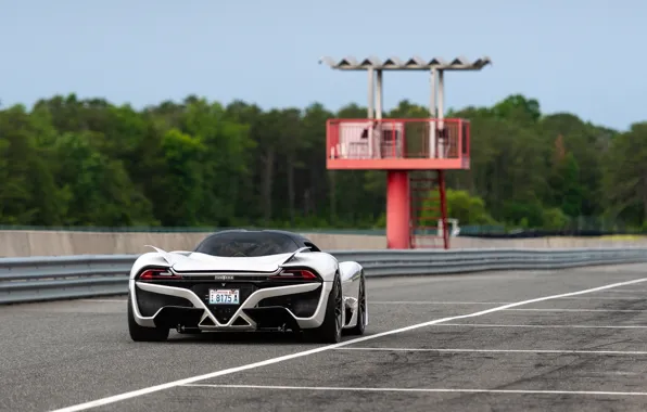 Скачать обои SSC, Shelby Super Cars, rear view, Tuatara, SSC Tuatara ...