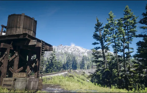 Обои HDR, Heaven, Sky, Wood, Mountain, Game, Ladder, UHD картинки на ...