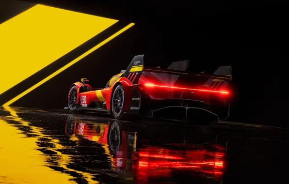 Скачать обои Ferrari, Hypercar, Rear, World Endurance Championship ...