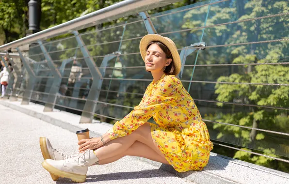 Обои Girl Dress Legs Beautiful Model Sweet на телефон и рабочий стол раздел девушки