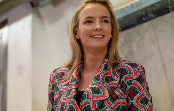 Скачать обои лицо, улыбка, актриса, Jodie Comer, Джоди Комер, раздел ...