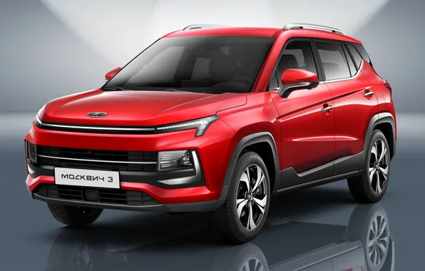 Скачать обои red, fon, JAC, JS4, Москвич 3, раздел другие марки в ...
