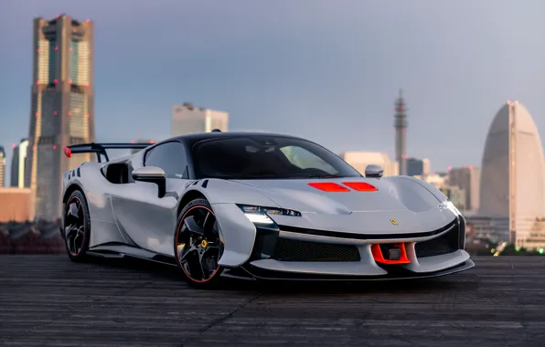 Обои Ferrari, front view, SF90, Ferrari SF90 XX Stradale на телефон и ...