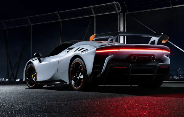 Обои Ferrari, rear view, SF90, Ferrari SF90 XX Stradale на телефон и ...