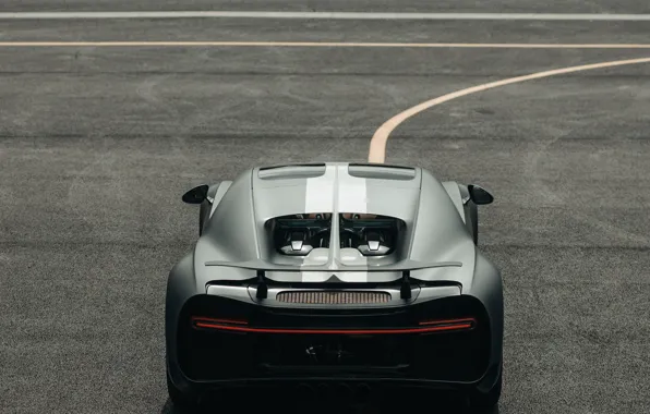 Скачать обои Bugatti, бугатти, вид сзади, Chiron, Bugatti Chiron Sport, Les Légendes Du Ciel ...