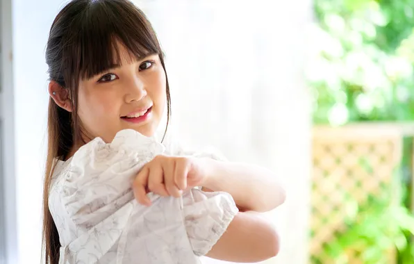 Обои Beautiful Asian Model Smile Woman Cute Pretty Japanese на телефон и рабочий стол
