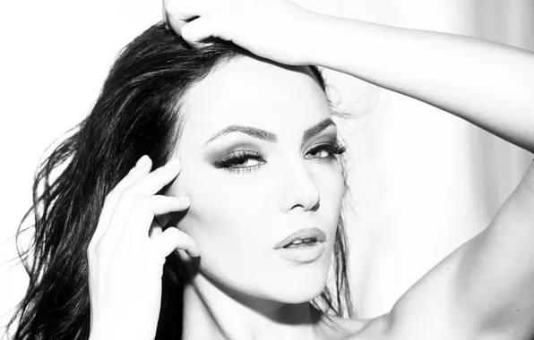 Обои Hot Sexy Model Brunette Look на телефон и рабочий стол раздел 0182