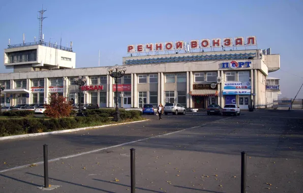 Обои Барнаул, Речной вокзал, площадь Баварина на телефон и рабочий стол ...