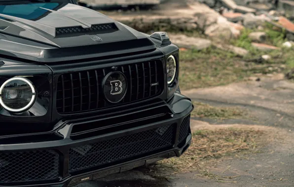 Обои Mercedes, Brabus, AMG, G63, Face, W463 картинки на рабочий стол ...