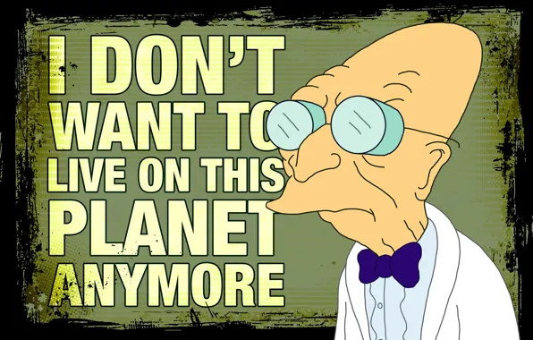 Обои Futurama, planet, Professor Hubert J. Farnsworth картинки на ...