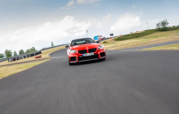 Скачать обои BMW, front, M2, G87, 🤢, BMW M2 M Performance Parts, раздел ...