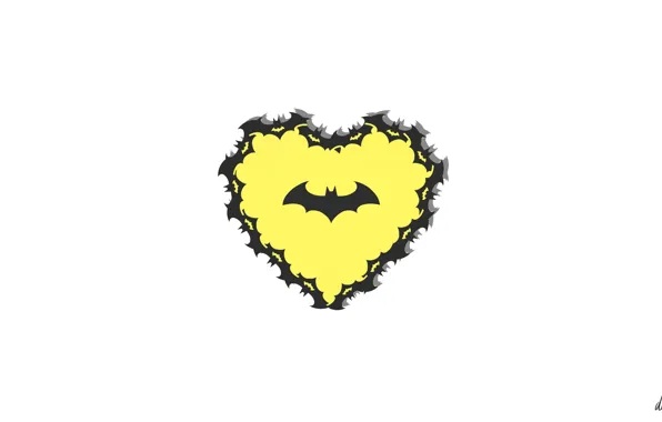 Обои batman, рисунок, минимализм, мышь, арт на телефон и рабочий стол ...