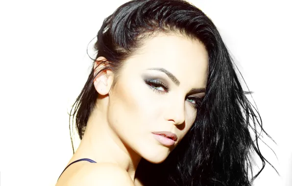 Обои Hot Sexy Model Brunette Look на телефон и рабочий стол раздел 8491