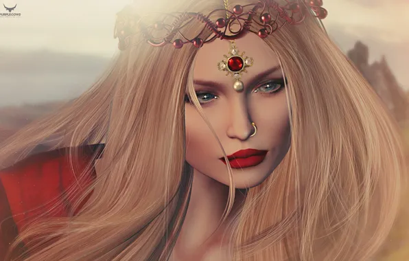 Обои девушка, волосы, блондинка на телефон и рабочий стол, раздел ...