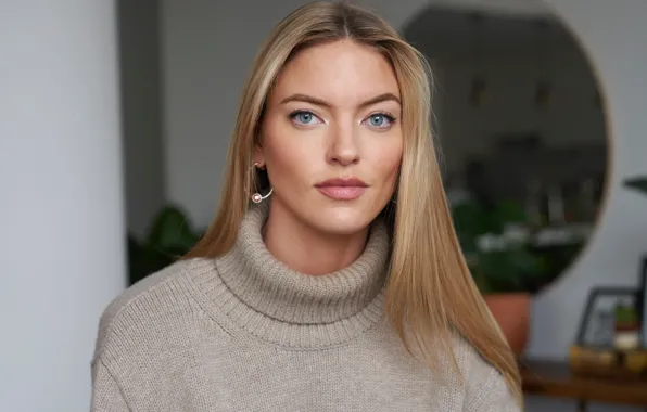 Обои взгляд, модель, волосы, макияж, прическа, model, hair, look на ...