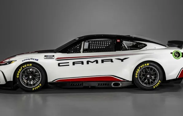 Обои болид, Toyota, вид сбоку, NASCAR, гоночный автомобиль, Camry, XSE ...