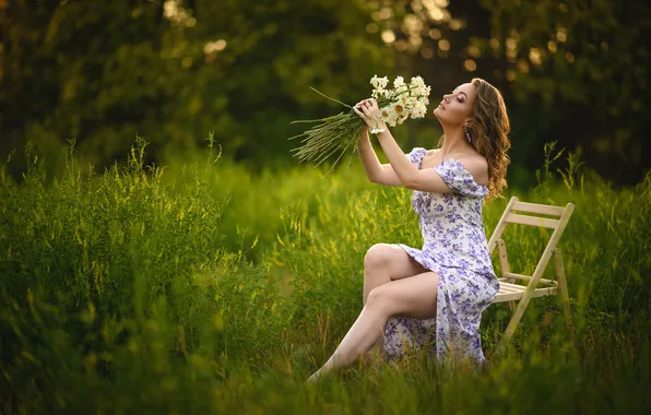 Обои лето, девушка, Диана на телефон и рабочий стол, раздел девушки ...