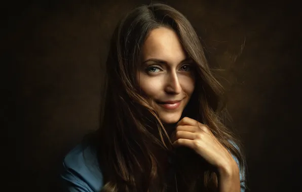 Скачать обои улыбка, портрет, Девушка, Zachar Rise, раздел девушки в ...