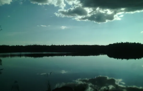 Обои небо, природа, река, фон на телефон и рабочий стол, раздел природа ...