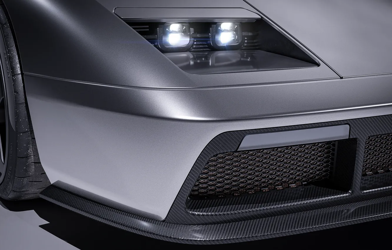 Обои Lamborghini, Diablo, headlight, Lamborghini Diablo Eccentrica ...