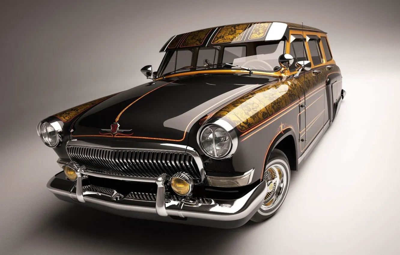 Обои car, tuning, volga, gaz 21 на телефон и рабочий стол, раздел ...