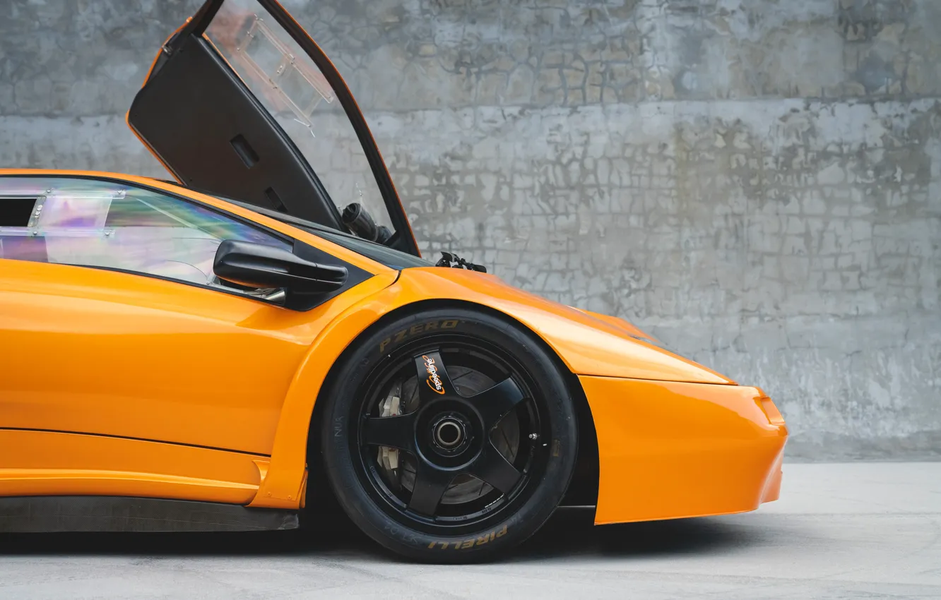 Обои Lamborghini, orange, Diablo, Lamborghini Diablo GT2 на телефон и ...