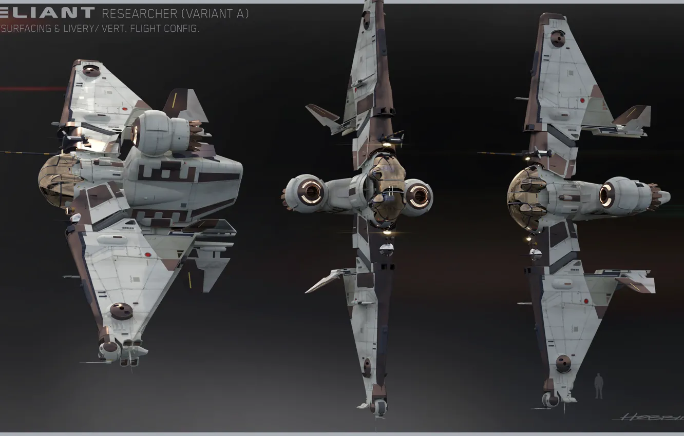 Обои Star Citizen, space ship, MISC Reliant Sen на телефон и рабочий ...