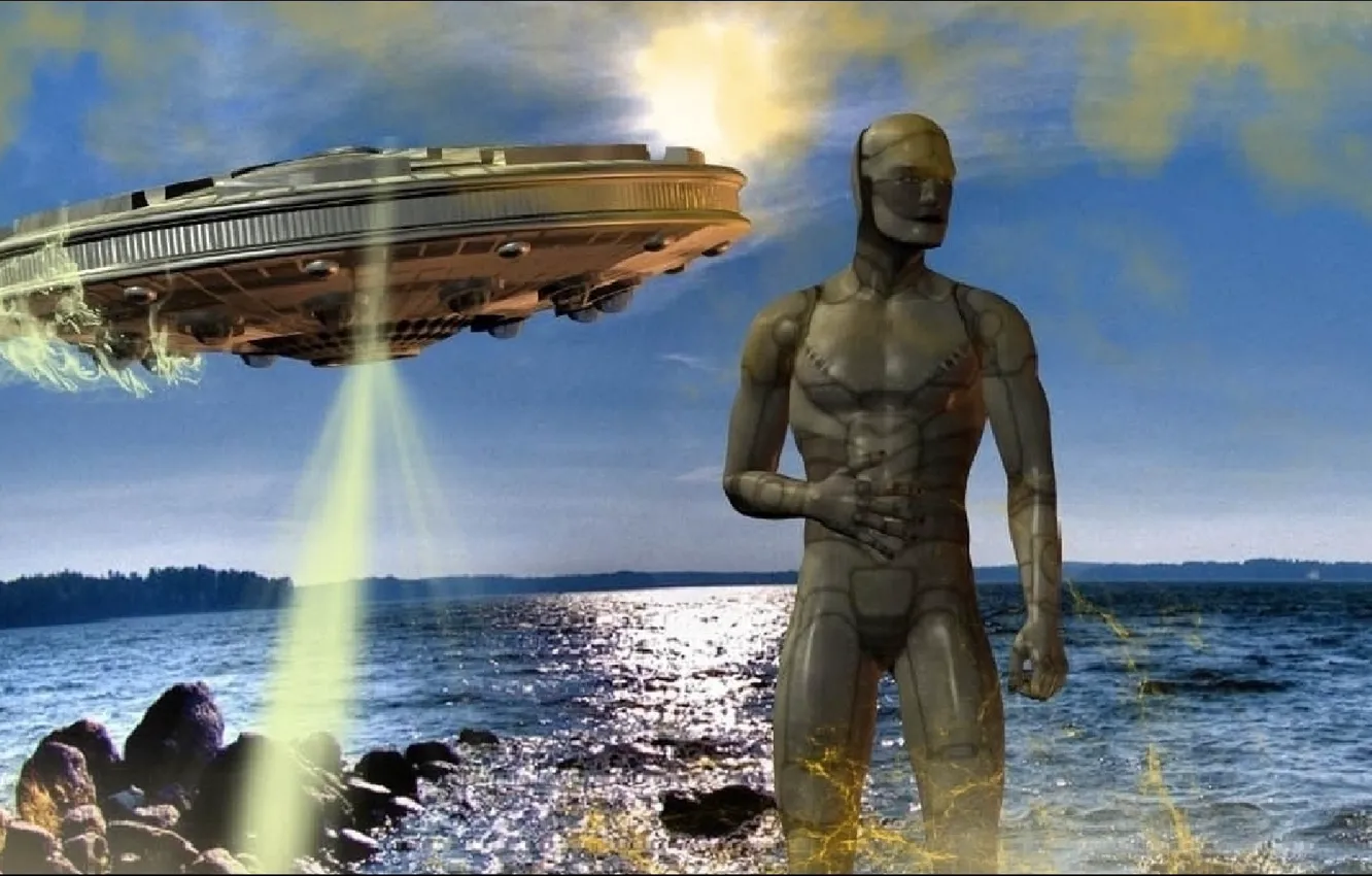 Обои фантастика, НЛО, alien, UFO на телефон и рабочий стол, раздел рендеринг, разрешение ...