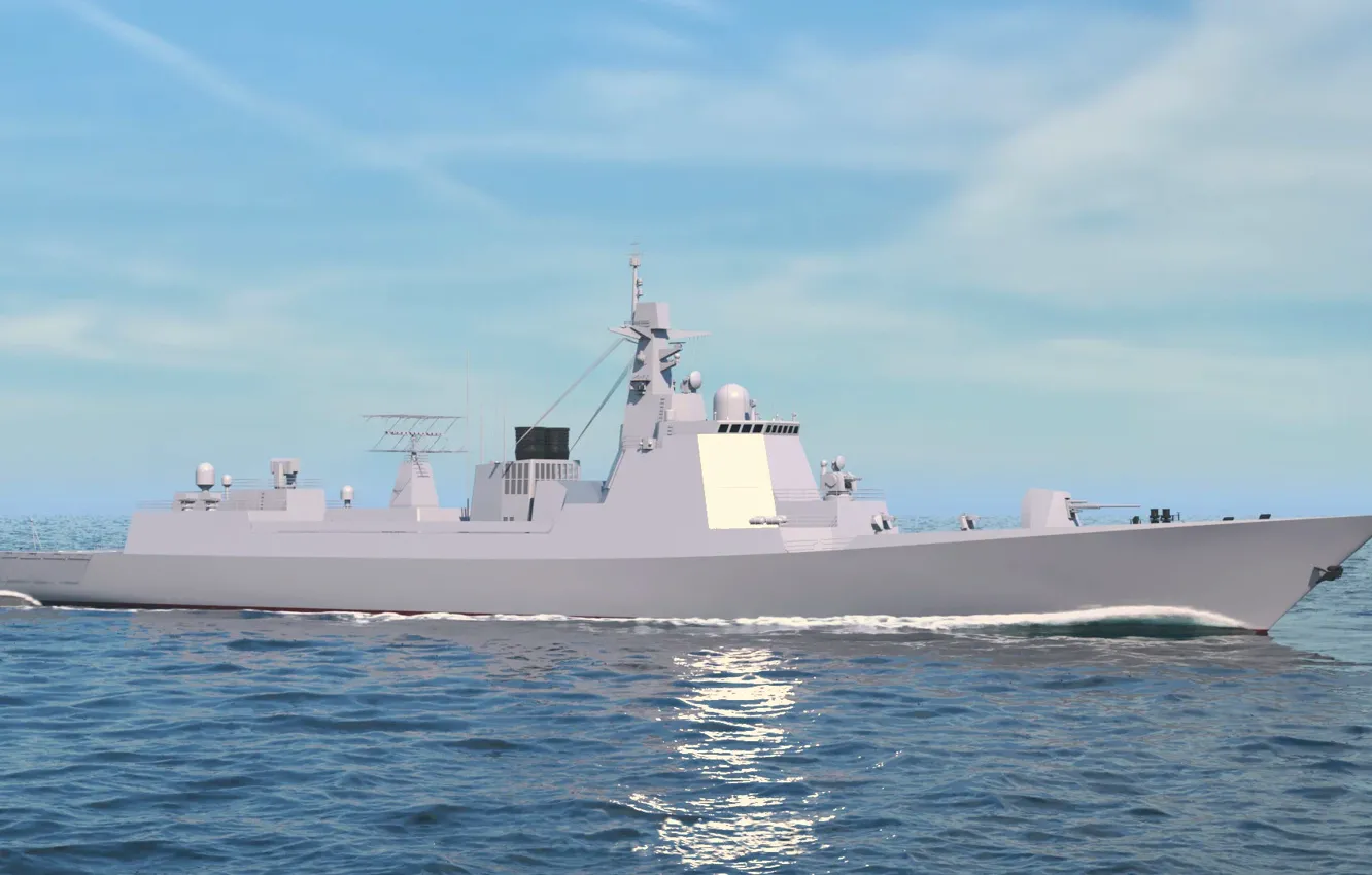 Обои Китай, эсминец, проект 052D картинки на рабочий стол, раздел оружие - скачать