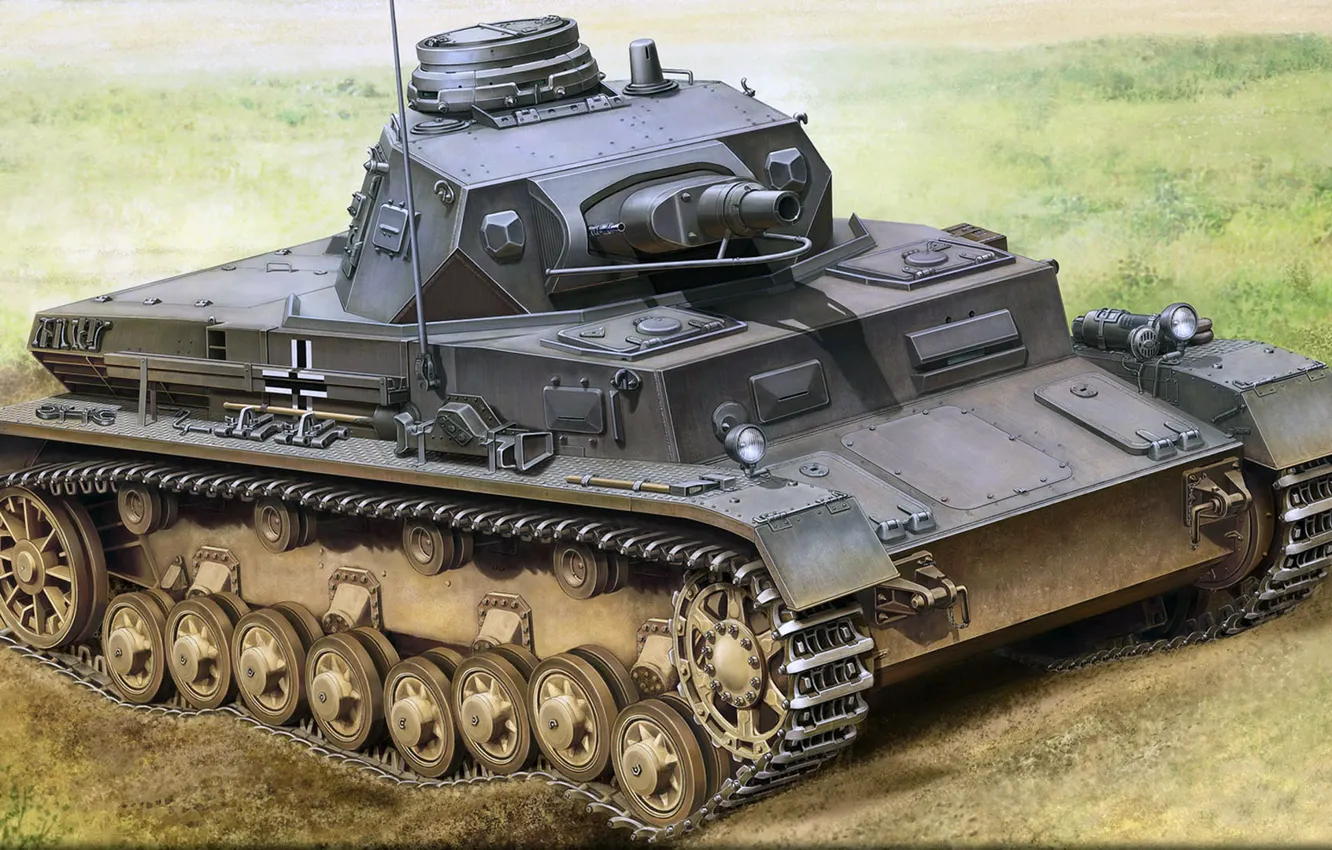 Обои средний танк, Panzerkampfwagen IV, 75-мм, Pz.Kpfw.IV Ausf.B на ...