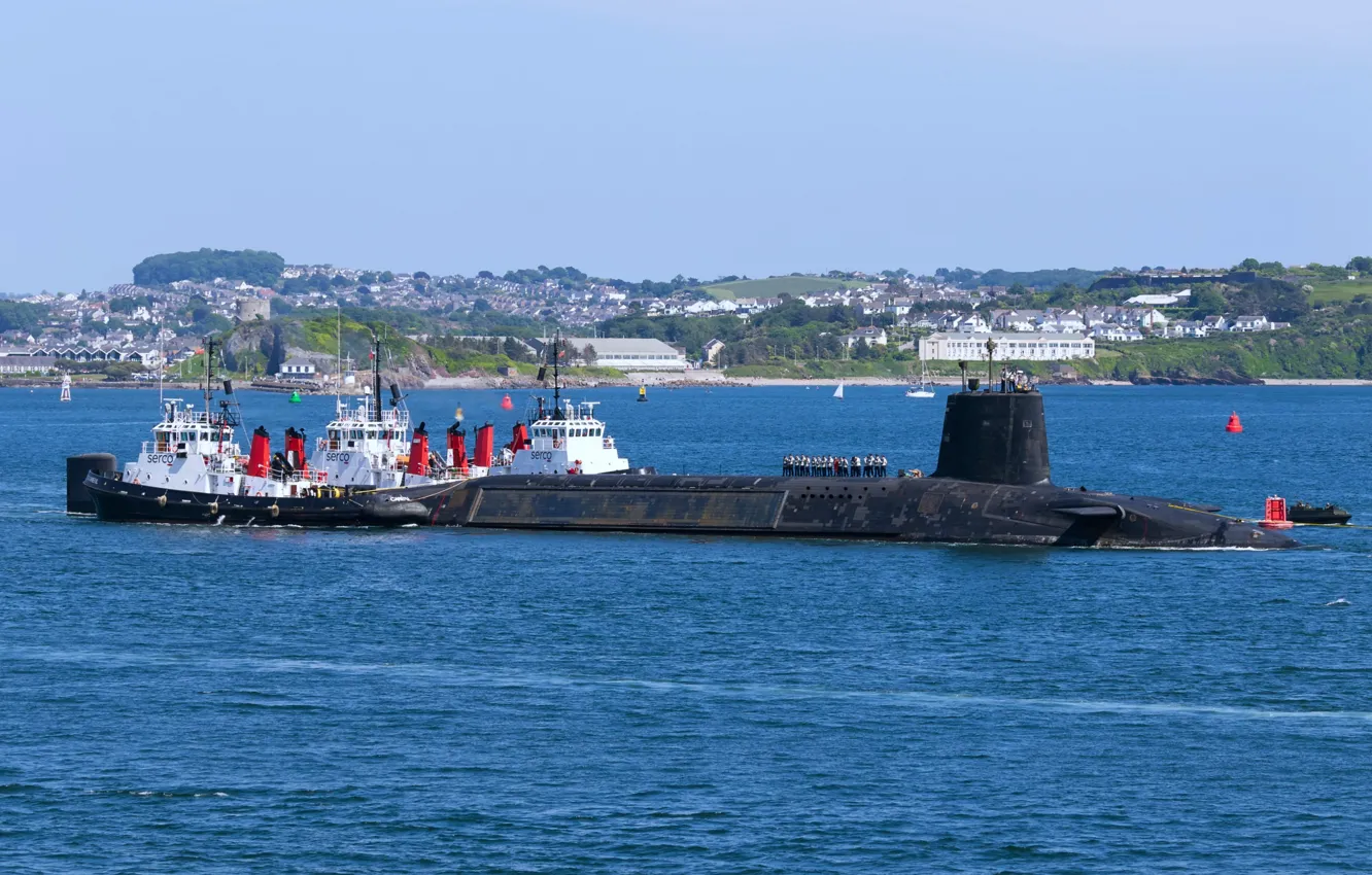 Обои Англия, HMS Victorious, атомная субмарина на телефон и рабочий ...