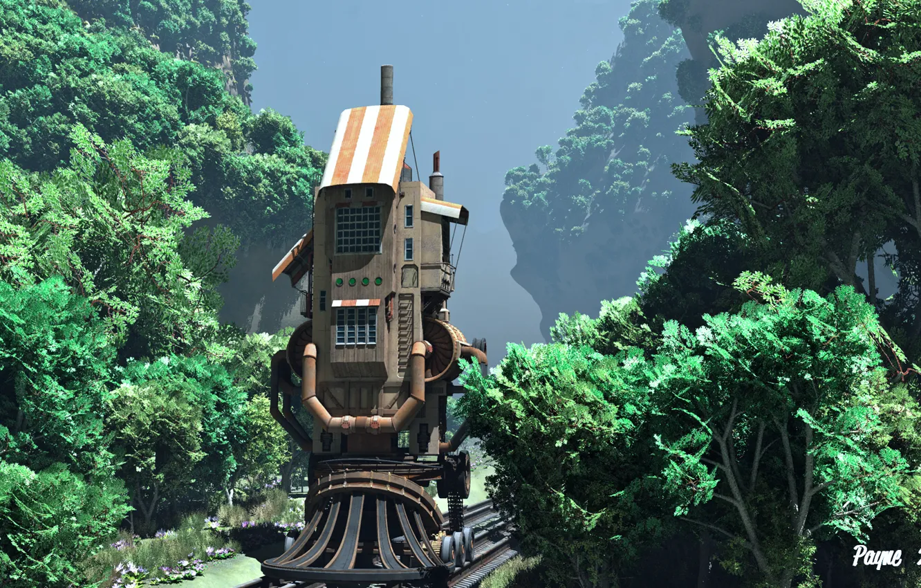 Обои house, road, sky, moving home на телефон и рабочий стол, раздел ...